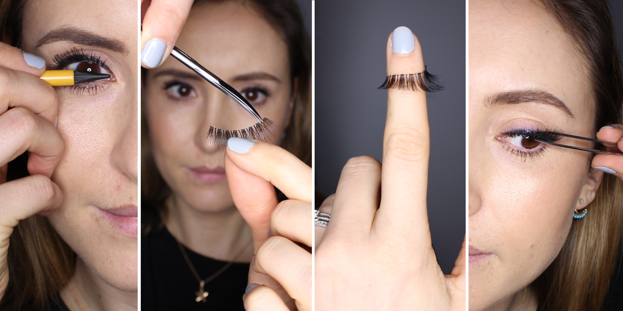How To Apply False Eyelashes Expert Fake Eyelash Application Tips