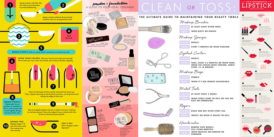 Beauty/Girly Infographics!!! | shelly17blog
